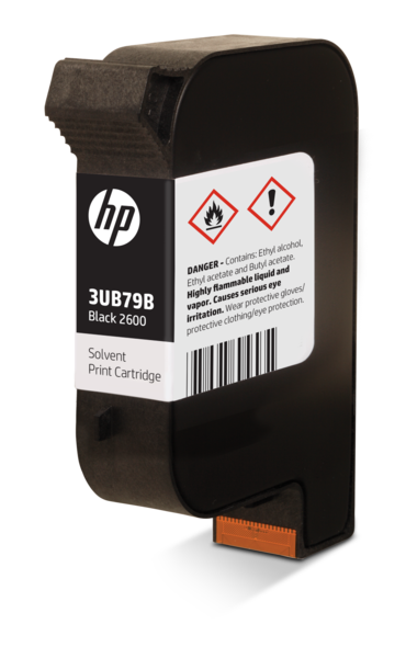 HP 2600 Solvent Black Ink Cartridge | Think Ink
